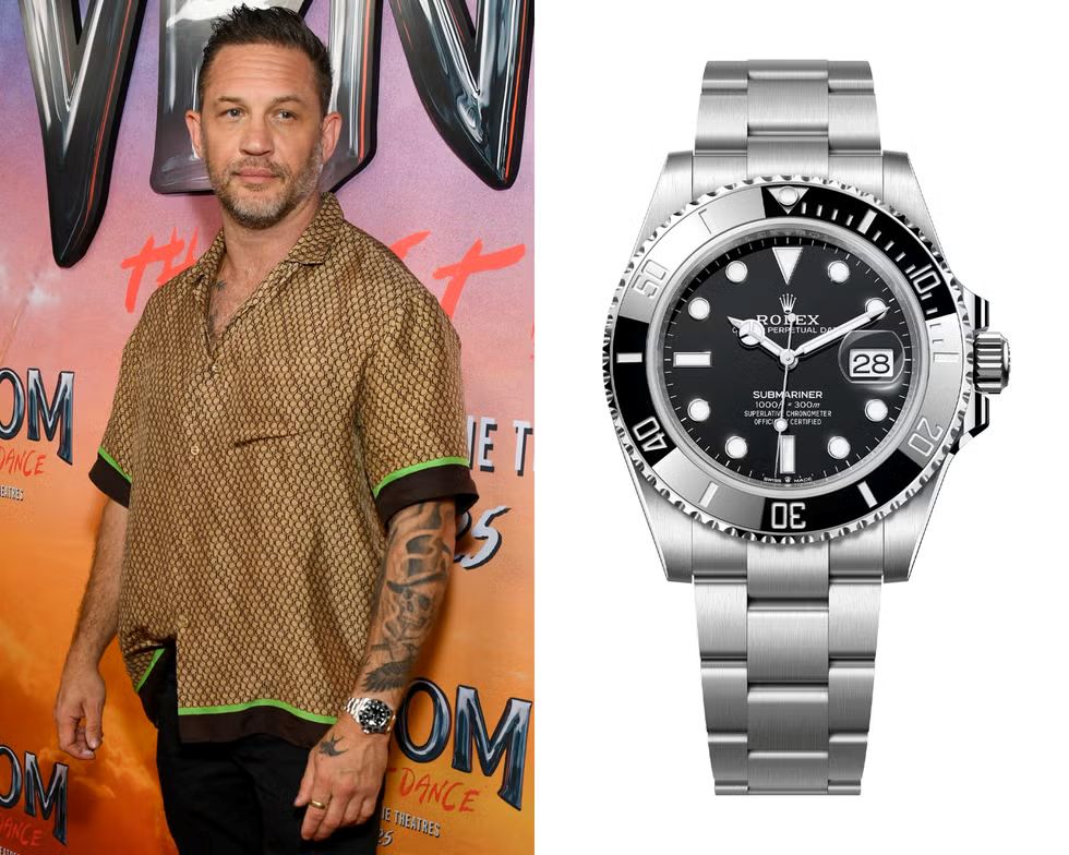 Tom Hardy’s Top Five Watches, Including a Diamond-Encrusted Omega from ...