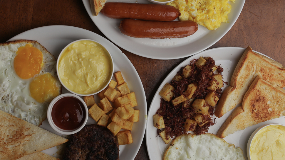 Fowl Bread's breakfast menu