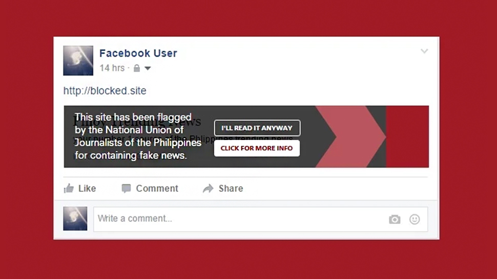 Fakeblok blocks fake news before it pops up on your Facebook feed