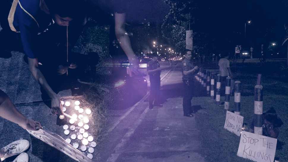 Ateneans Denounce Police 'Intimidation' at Anti-EJK Protest