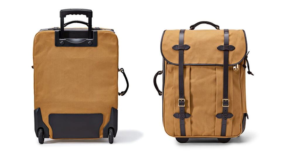 The Filson Rolling Check-In Bag Is Rugged Jetsetter Style